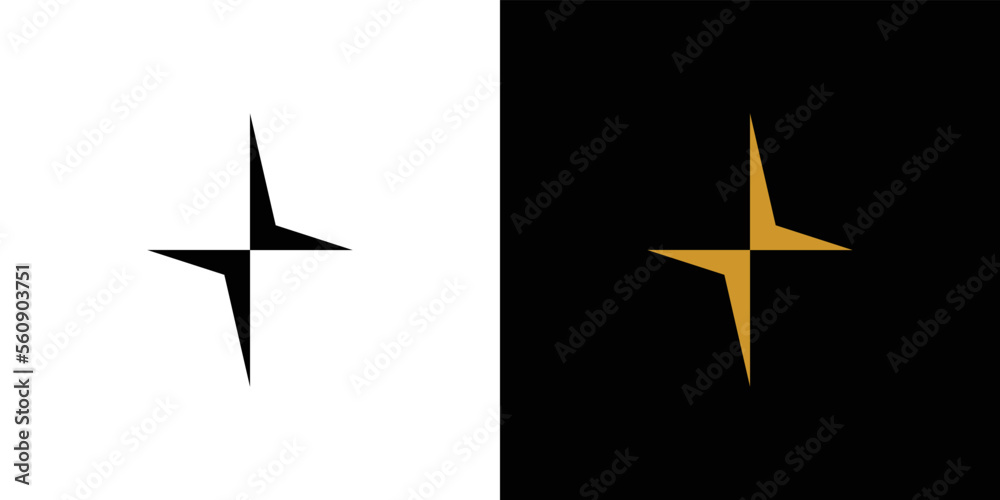 Modern and cool star icon logo design Stock Vector | Adobe Stock