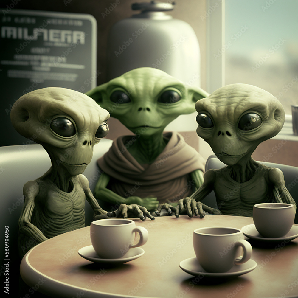 Ai generated alien species. Created using ai generative. Stock ...
