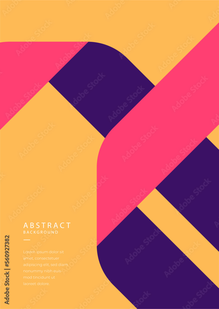 Colorful neo geometric background. Minimal color geometrical shapes ...