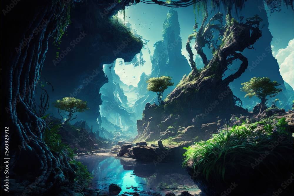 Exploring the Hyperrealistic Alien Planet Hyperborea Generative AI ...