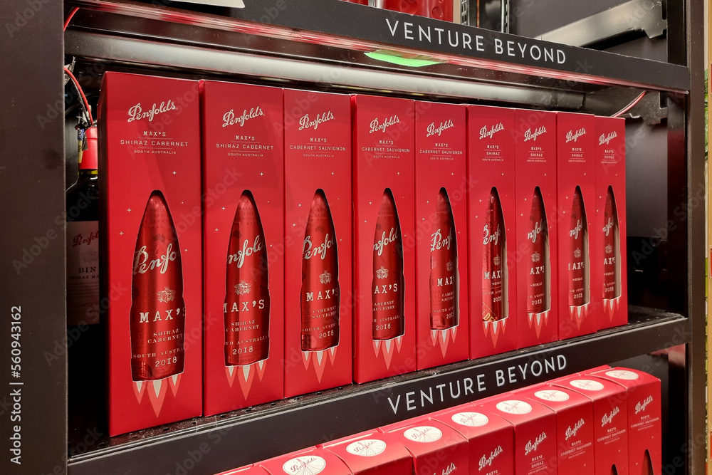 PENANG, MALAYSIA - JUN 01, 2022: Penfolds Sauvignon Venture Beyond ...