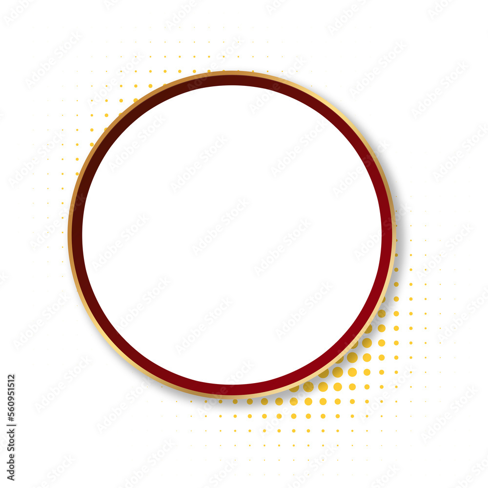 Round white text box with halftone Stock Illustration | Adobe Stock