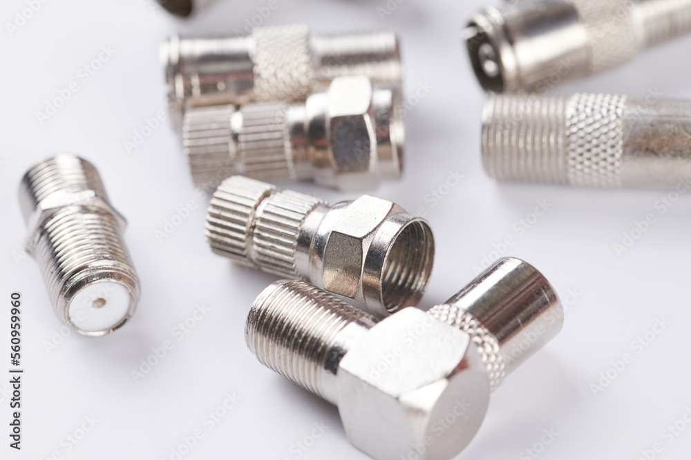 Cable lug for connecting electric wires, Terminal block isolated on ...