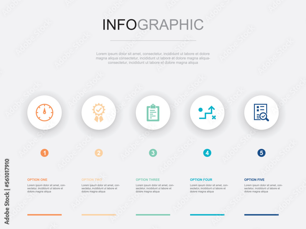 indicator, quality, metrics, strategy, evaluation, icons Infographic ...