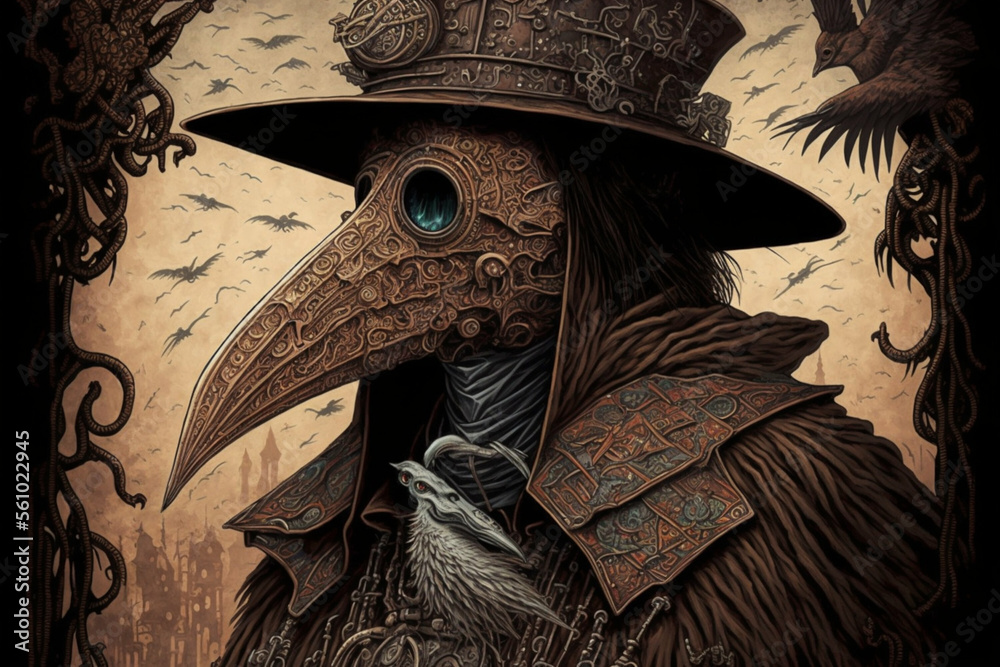 Plague Doctor Stock Illustration | Adobe Stock