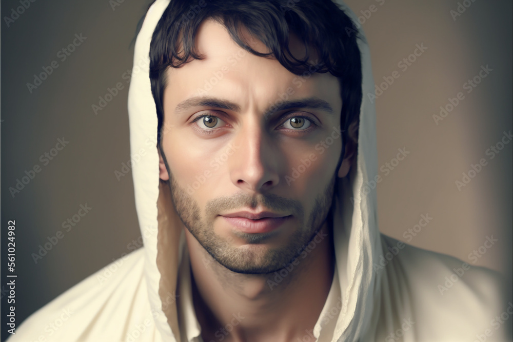 homem antigo caracteristicas de joão batista Stock Illustration | Adobe ...