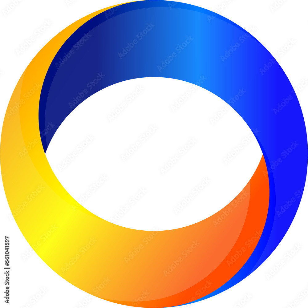 O text logo red and yellow circle logo Png text Effect royality free ...