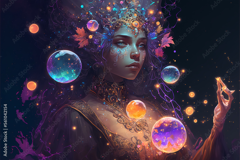 female genie with skin made of stone beautiful generated ai Stock ...