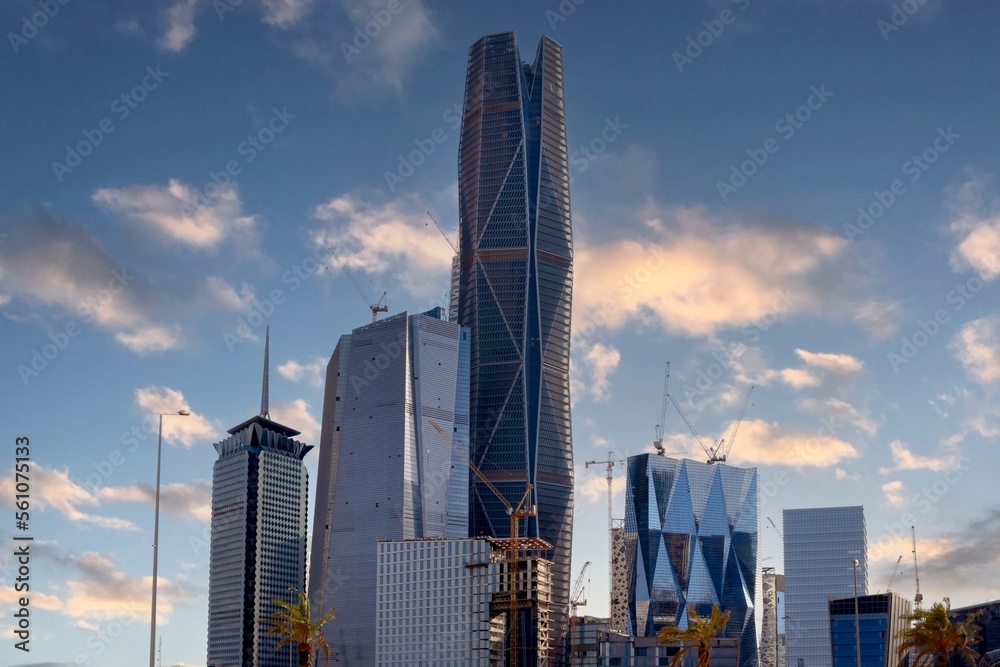 Riyadh, Saudi Arabia, KSA - Jun 09, 2017 new buildings being ...