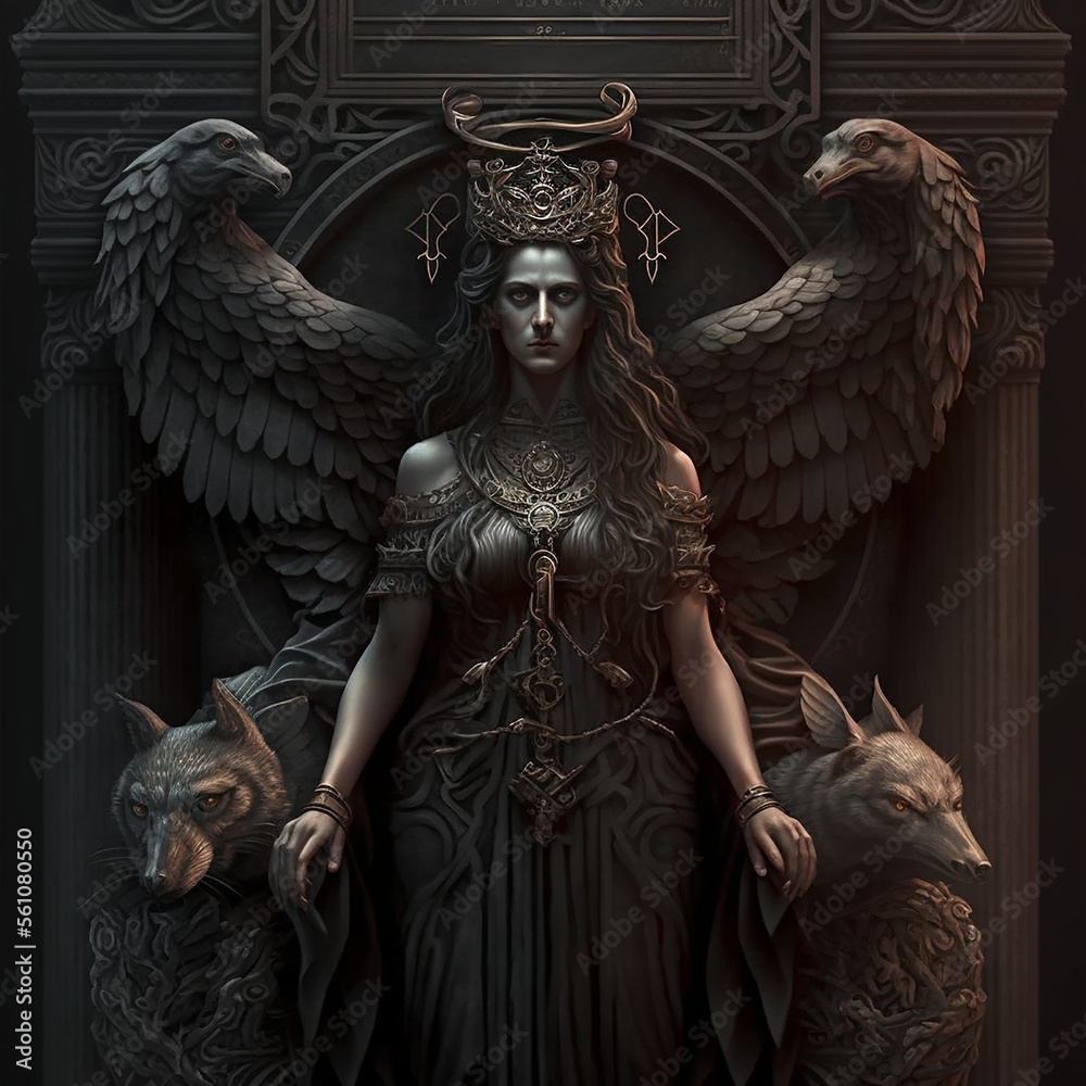 Greek mythology - ancient greek goddess Hecate. Created with Generative ... Greek mythology - ancient greek goddess Hecate. Created with Generative ...