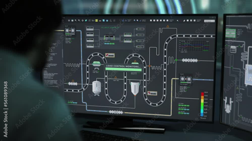 Program visualises the movement of the automated conveyor at the plant ...