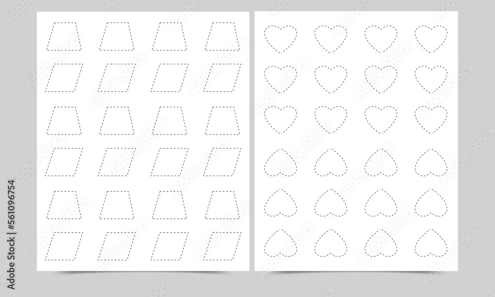 Pencil Control tracing worksheet. Writing Practices pages. Handwriting ...