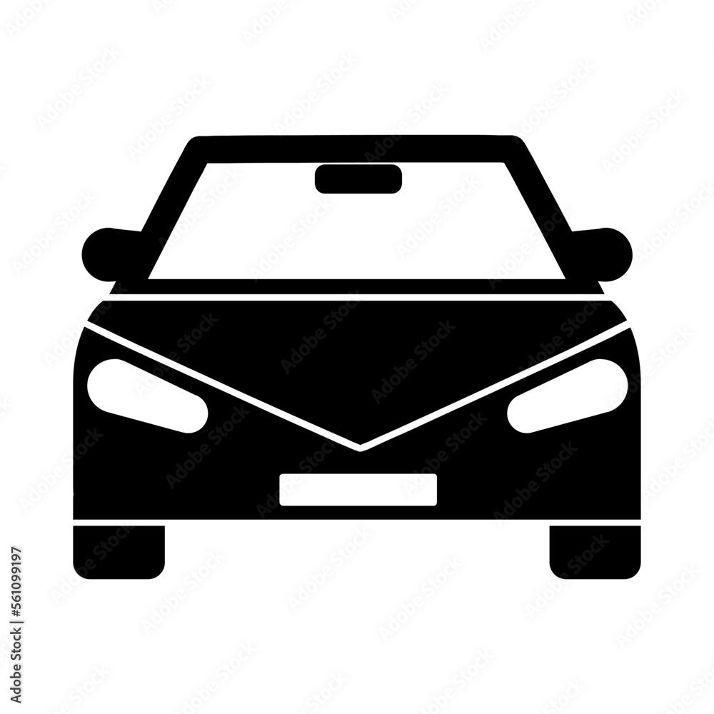 Car icon, Transport symbol. Vector illustration Stock Vector | Adobe Stock