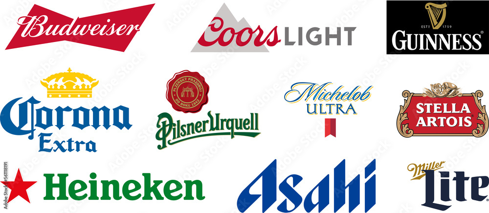 Popular Beer Logos