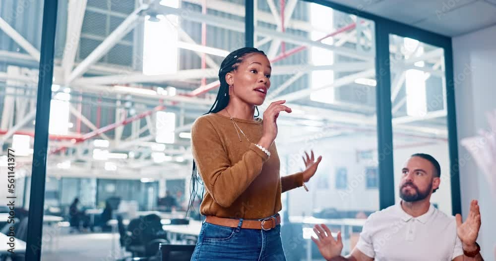 Video Stock Conflict, anger and business people in an argument during a ...