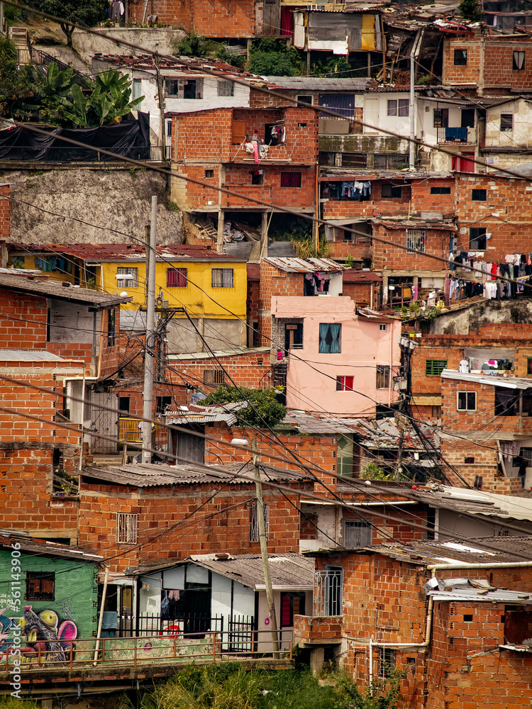 The comuna 13 neighborhood in Medellin, Colombia has transformed from a ...