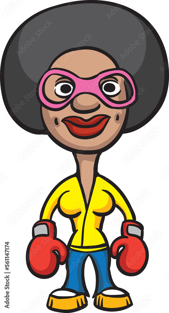 cartoon black woman character - PNG image with transparent background ...