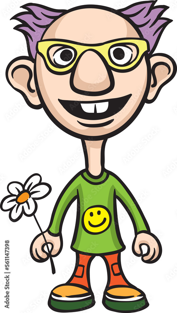 cartoon raver character - PNG image with transparent background Stock ...