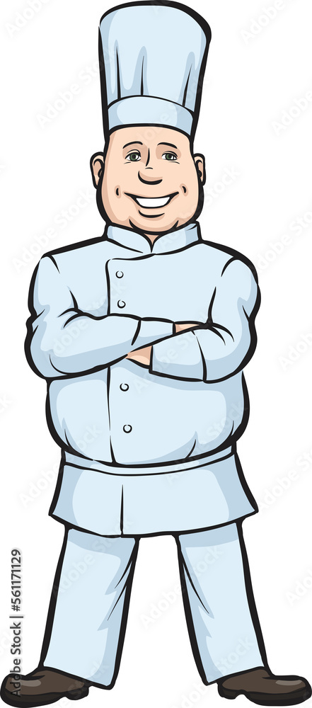 cartoon character standing chef - PNG image with transparent background ...