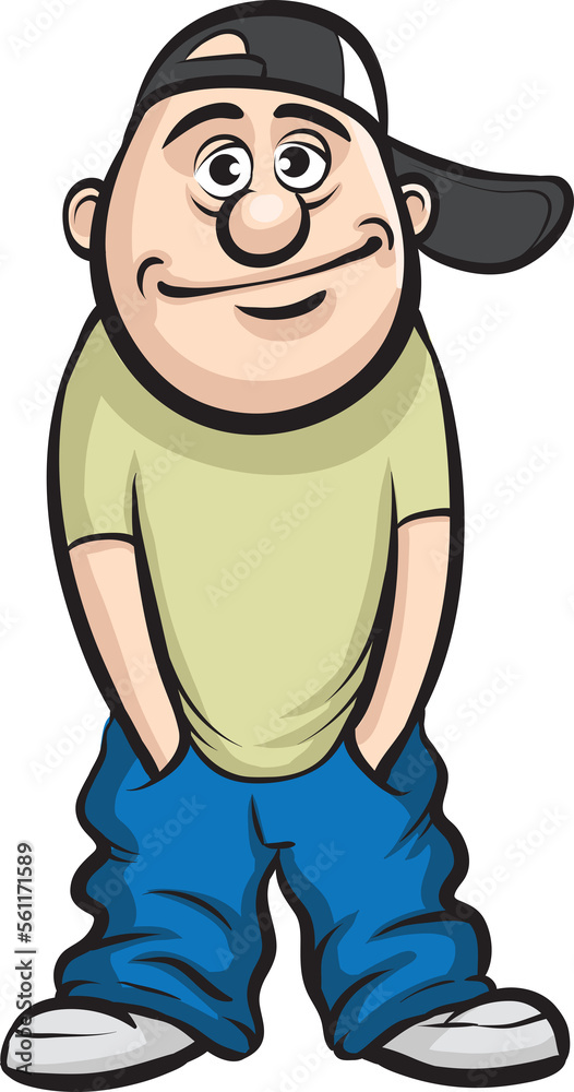 guy in baggy jeans - PNG image with transparent background Stock ...
