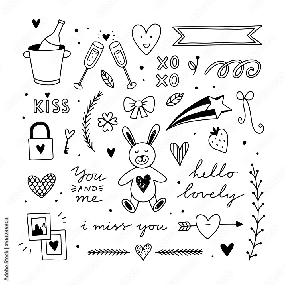 Cute Doodles Of Love