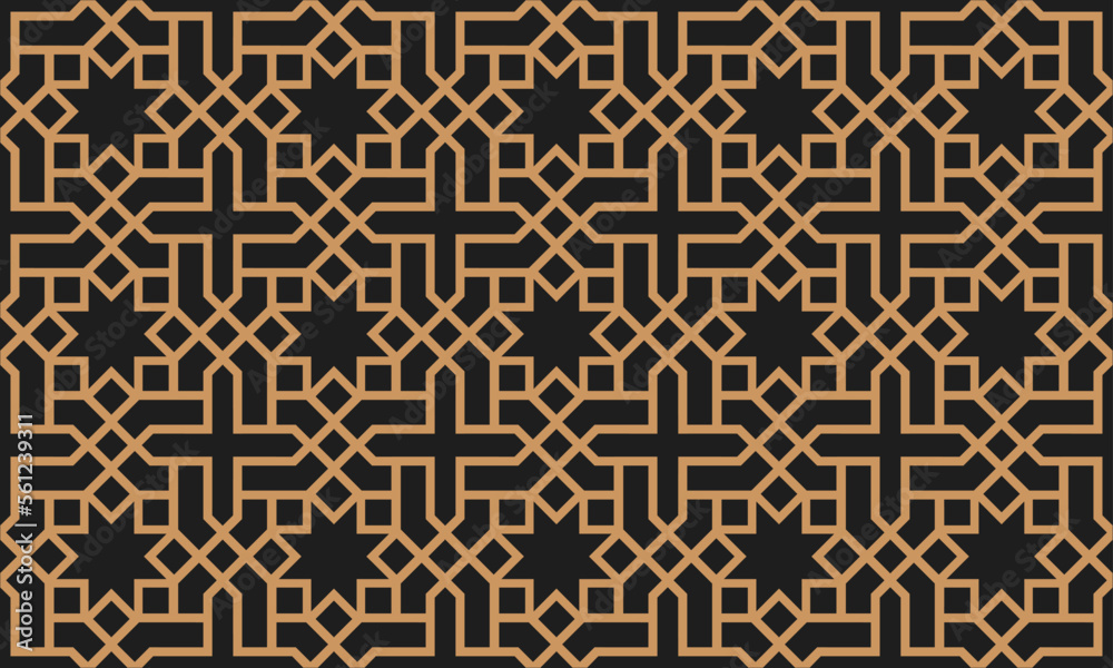 Islamic Pattern Art Ornament Vector illustration Stock Vector | Adobe Stock