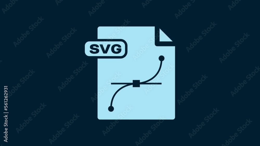 Video Stock White SVG file document. Download svg button icon isolated ...