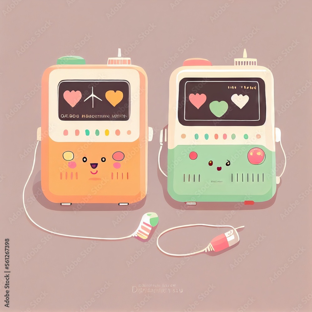 ECG Machine Stock Illustration | Adobe Stock