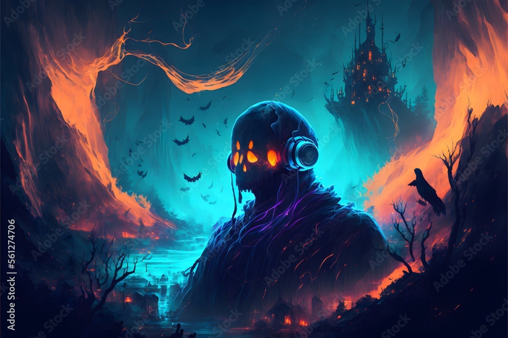 Get ready for a haunting EDM festival featuring ghost DJs. The amazing ...