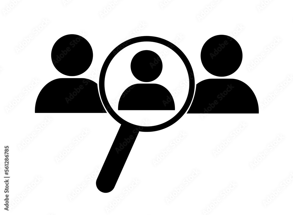 Job vaccancy icon set on transparent background. Find jobs and job ...