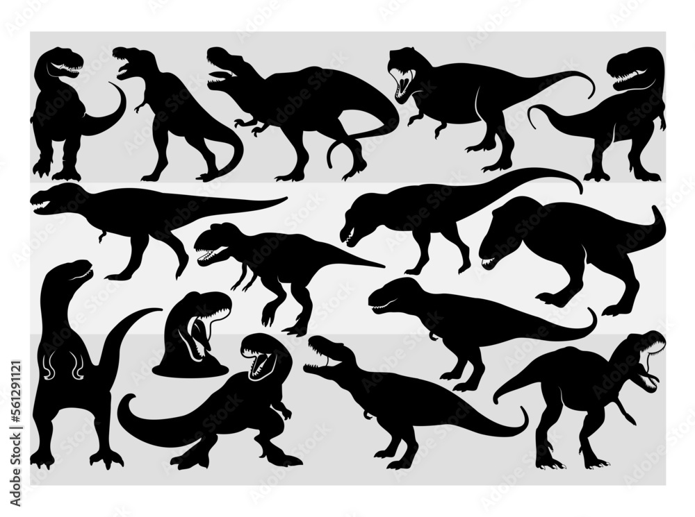 T-rex SVG, Dinosaur, Animal, T-rex Silhouette, Tyrannosaurus Rex, T-rex ...