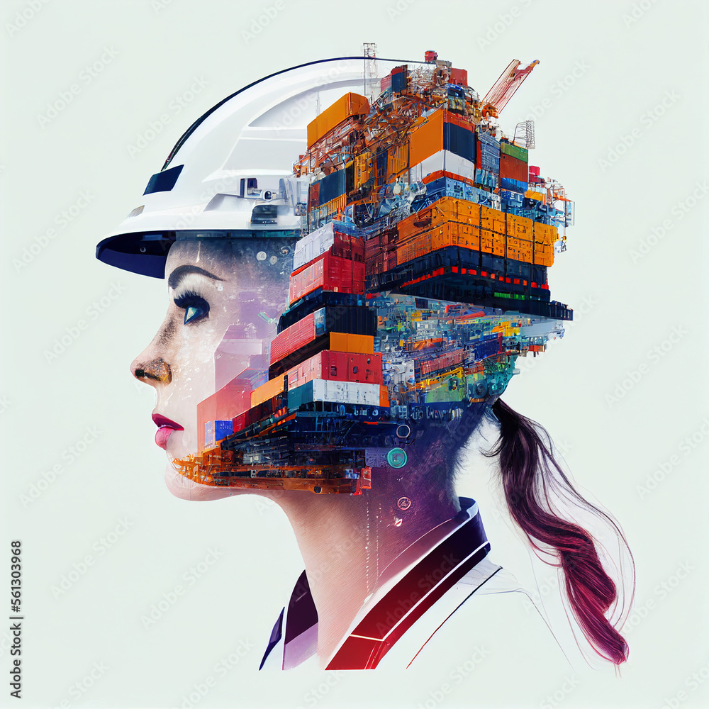 Future of Container ship loading and unloading, Cargo construction ...