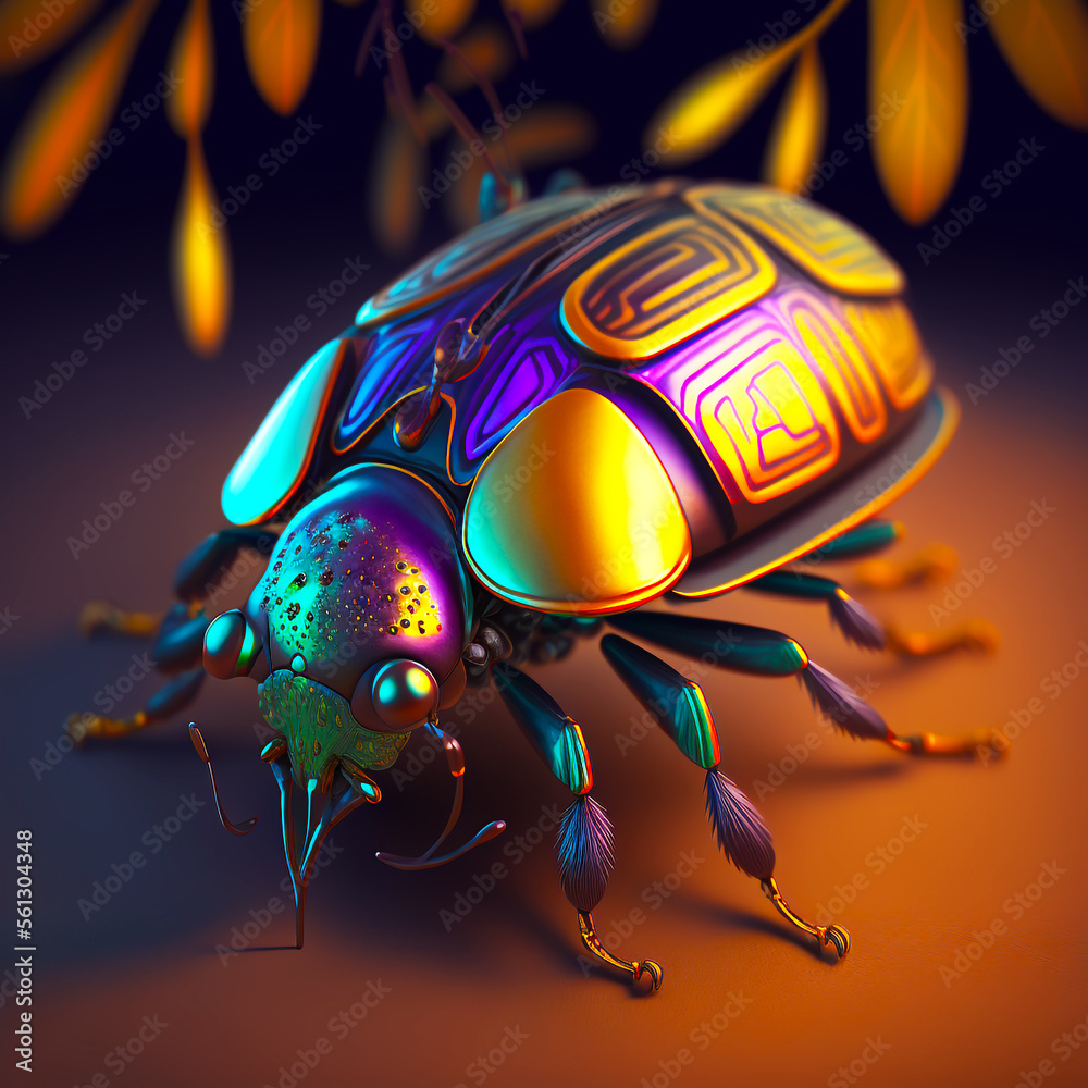 Expressive Cute Bug Emoji. 3D Icons, characters, avatars. Stock ...