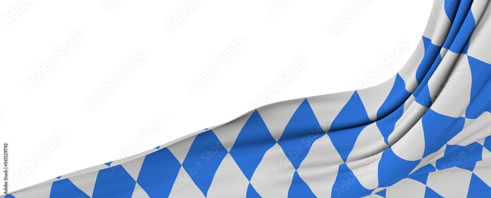 bavarian flag wide panorama oktoberfest background with white blue ...