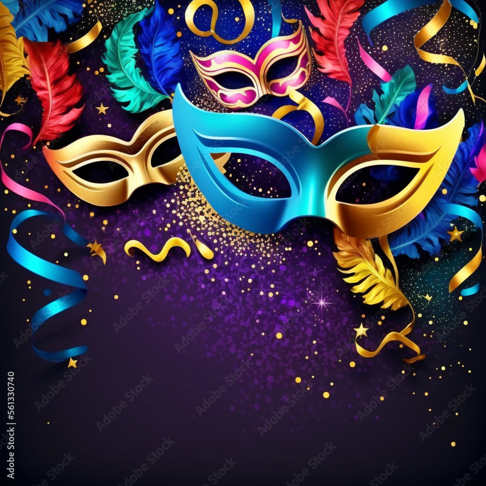 abstract background with brazilian carnival party theme with carnival ...