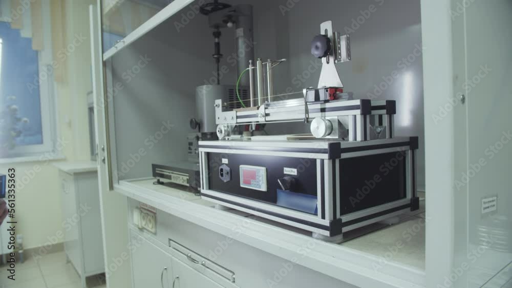 Laboratory equipment for determining quality of polymer materials ...