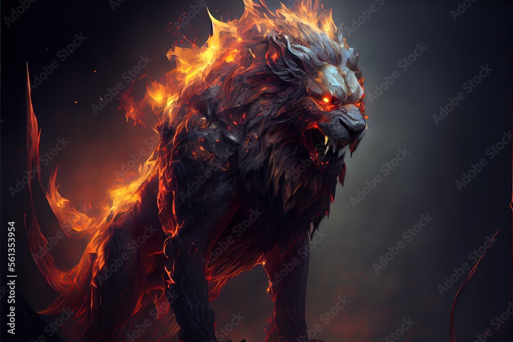 Demonic Lion