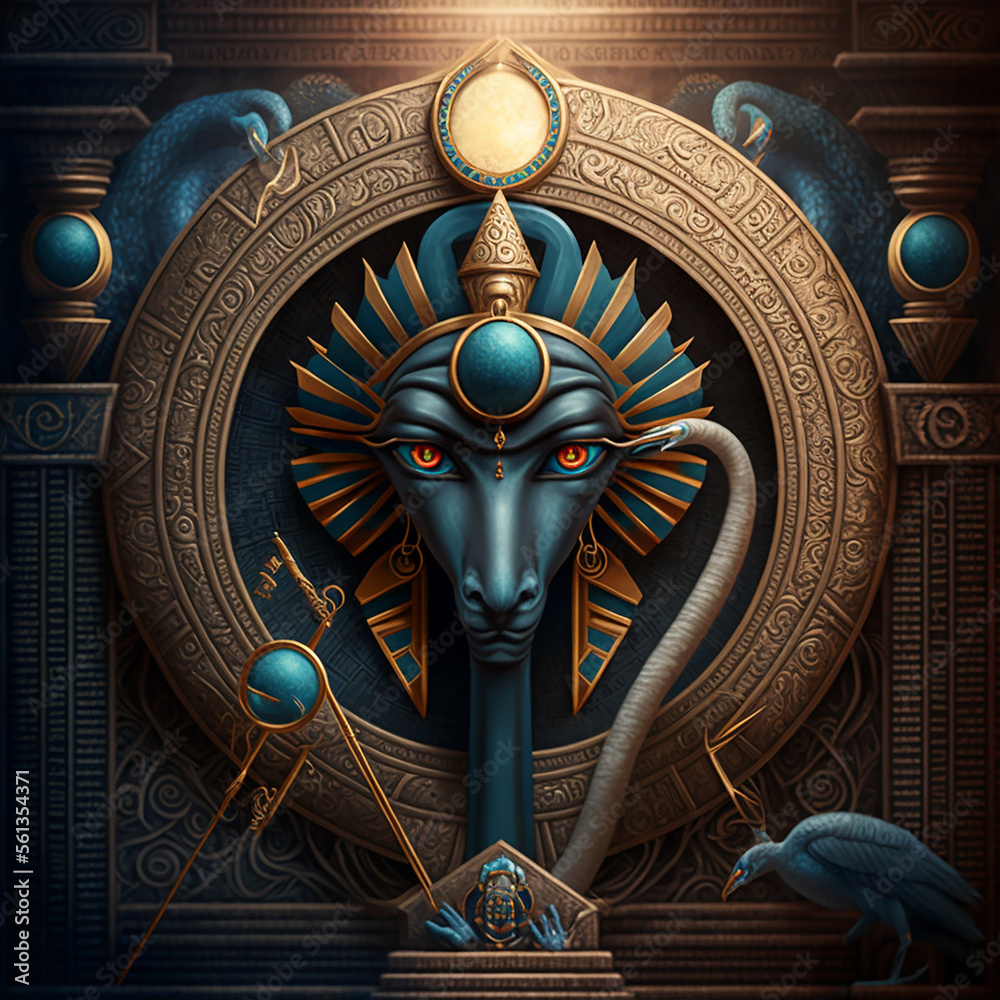 Ancient Egyptian mythology. Apophis, the ancient Egyptian mythological ...