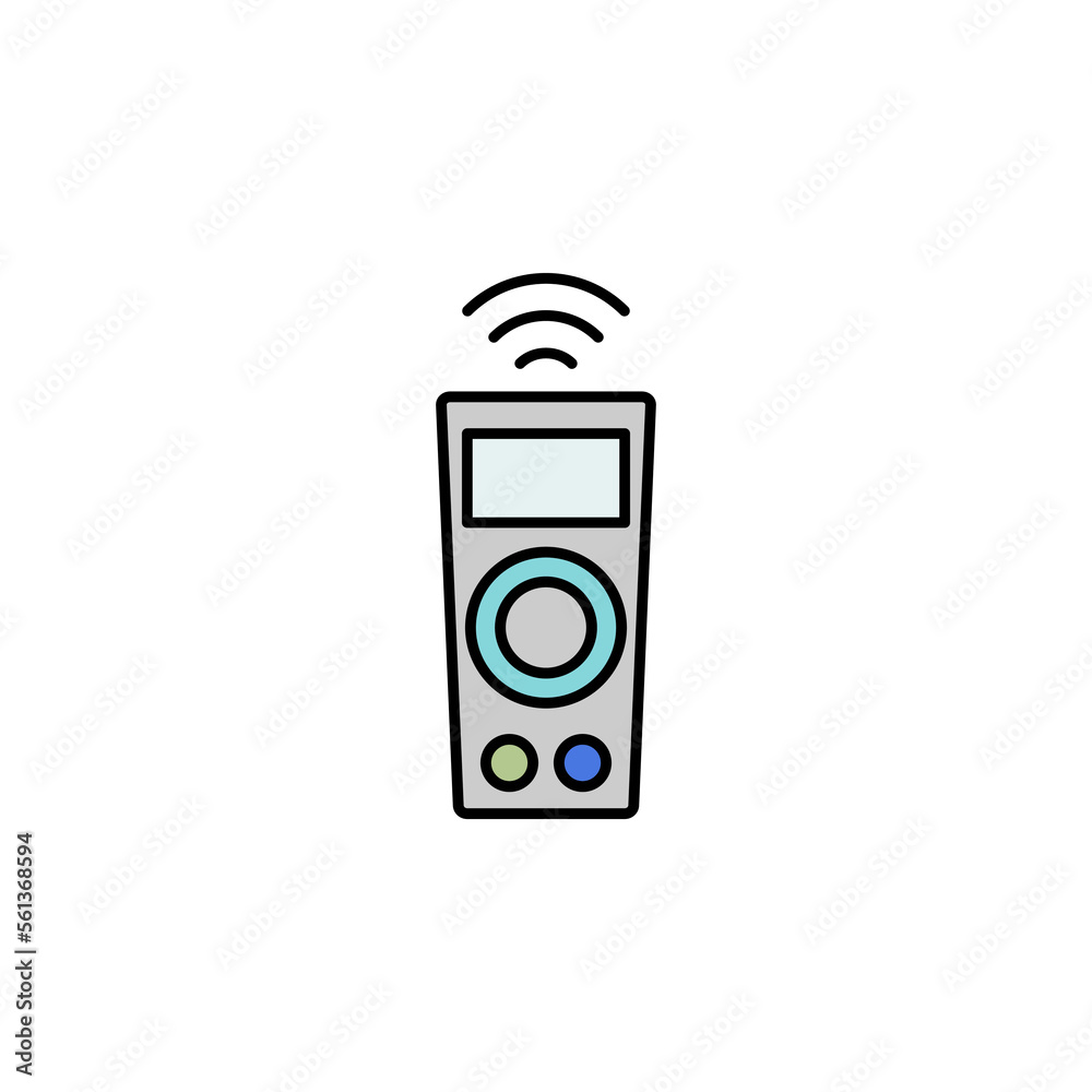 Robotics remote control outline icon. Signs and symbols can be used for ...