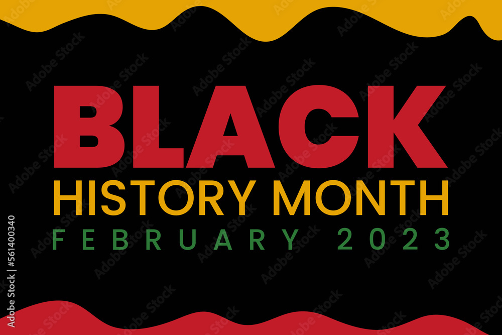 Black History month february 2023 modern creative banner, sign, design ...