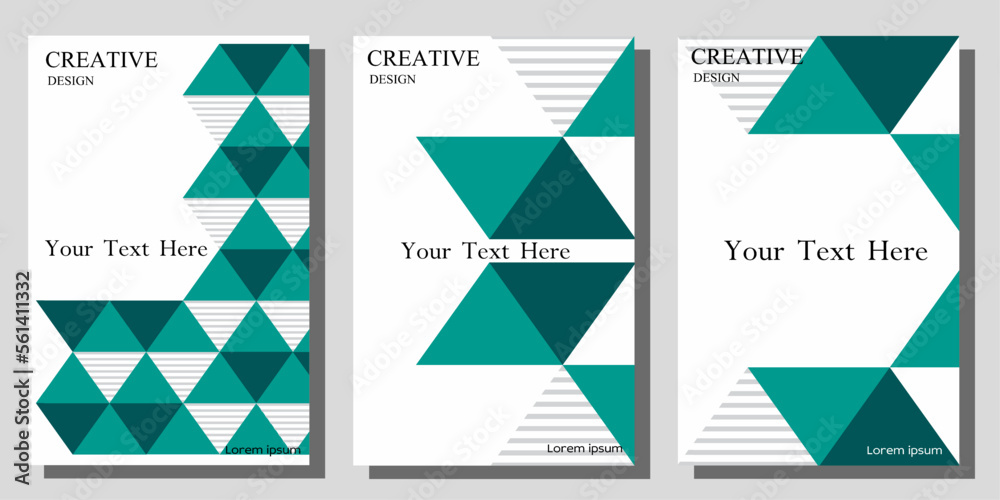 Set of background templates for business posters, social media ...