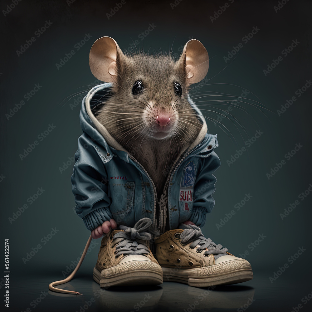 rat. drawing. art. illustration. sketch. colored 10 Stock Illustration ...