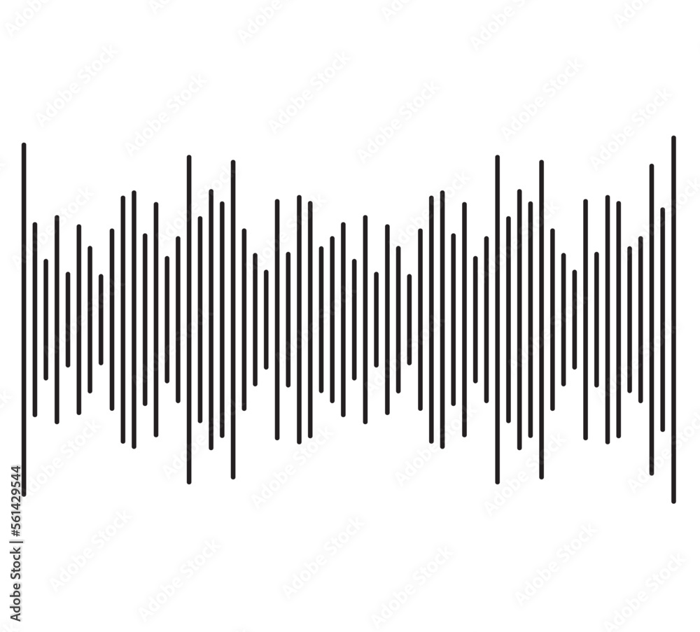Podcast sound waves background design. Audio wave design. Stock Vector ...