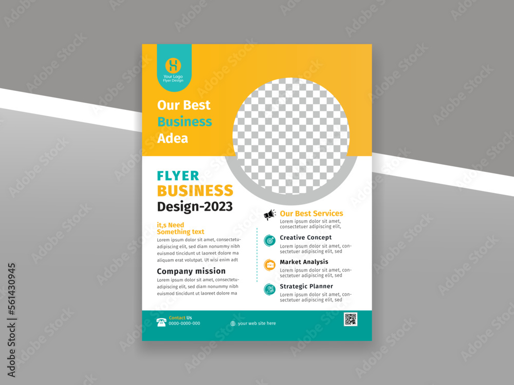 Brochure design, cover modern layout, poster, flyer in A4 size ...