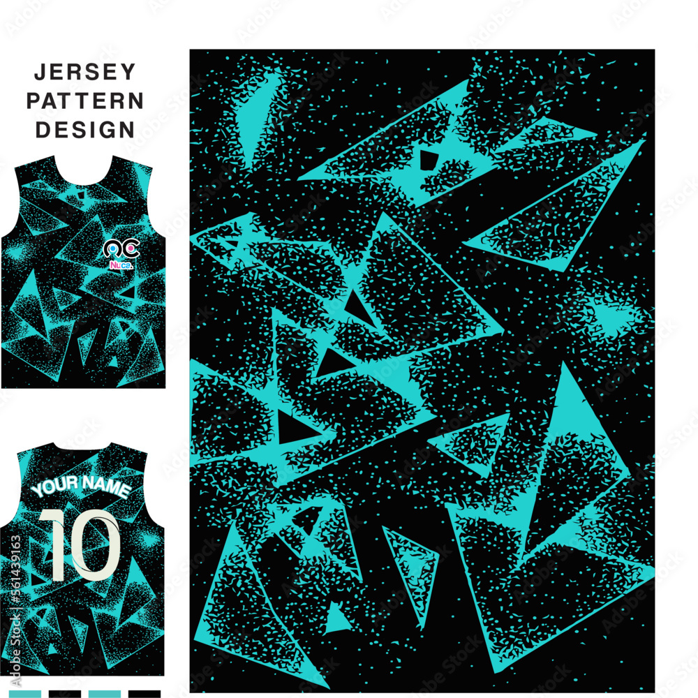 Abstract triangle light concept vector jersey pattern template for ...