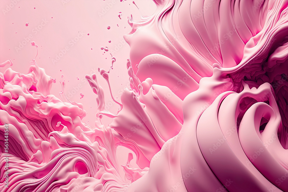 pink pastel abstract wave wallpaper Stock Illustration | Adobe Stock