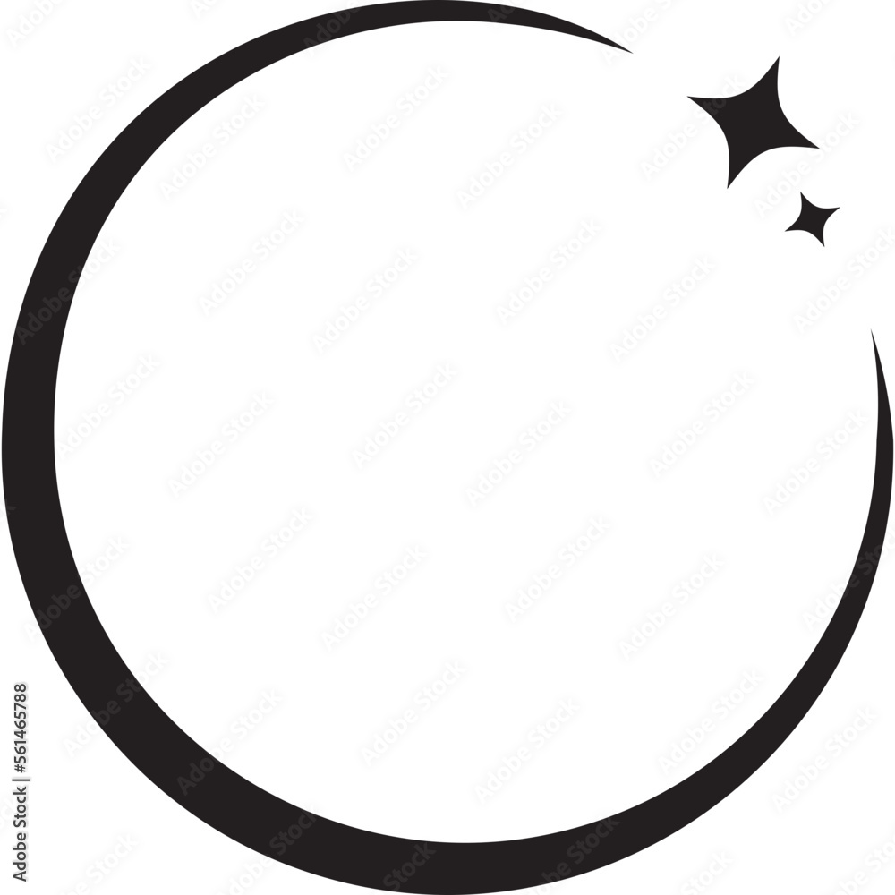 round shape frame border beauty concept for decoration, website, web ...