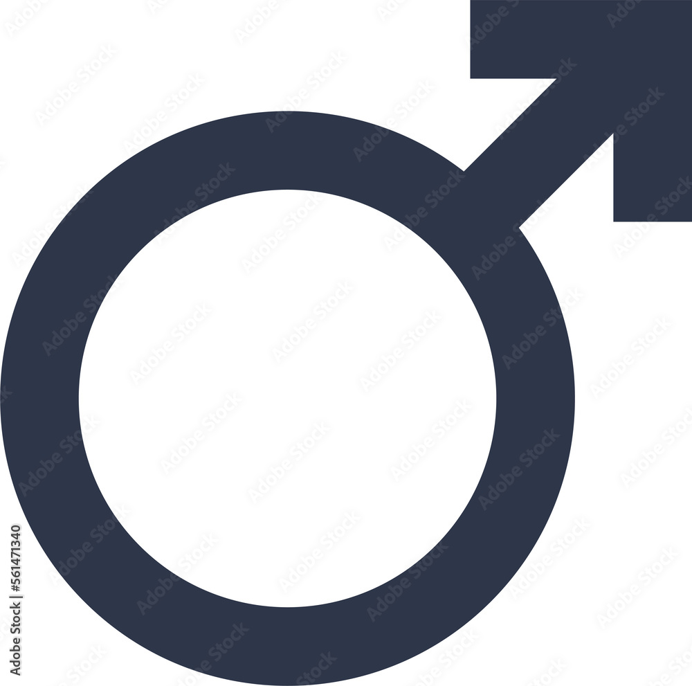 Gender Icon Symbols Male Sex Signs Illustration Stock Illustration