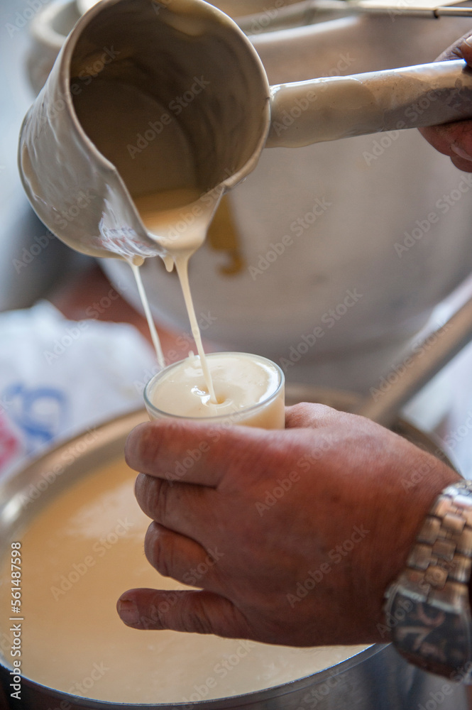 Boza is a traditional Turkish fermented malt drink made from bulgur ...