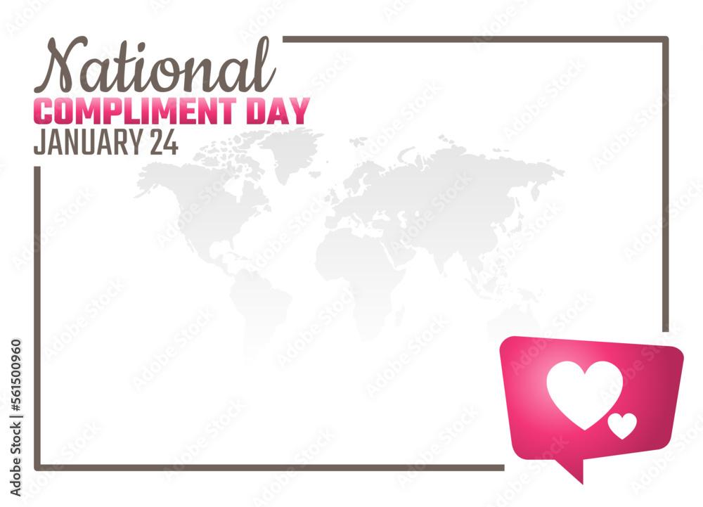 vector graphic of national compliment day good for national compliment ...